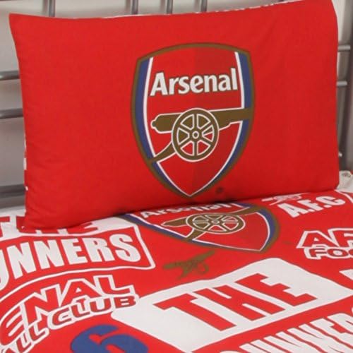 Arsenal FC Patch Single Duvet Cover and Pillowcase Set – BigaMart