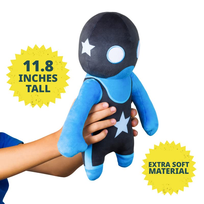 Snapklik.com : Gang Beasts Blue Wrestler Plush 12" Video Game Character ...