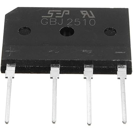 a2zteco GBU2510 (or Equivalent) DIP 25A 1000V Diode Bridge Rectifier ...
