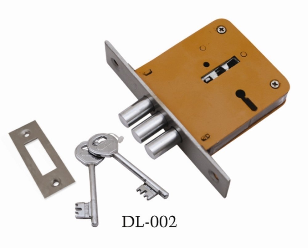 Atom Bullet Mortise Brass and Metal Dead Lock with Double Stage Locking ...