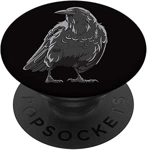 Amazon.com: SIMPLE RAVEN CROW BLACK BIRD BIRDS BIRDING HALLOWEEN ANIMAL ...
