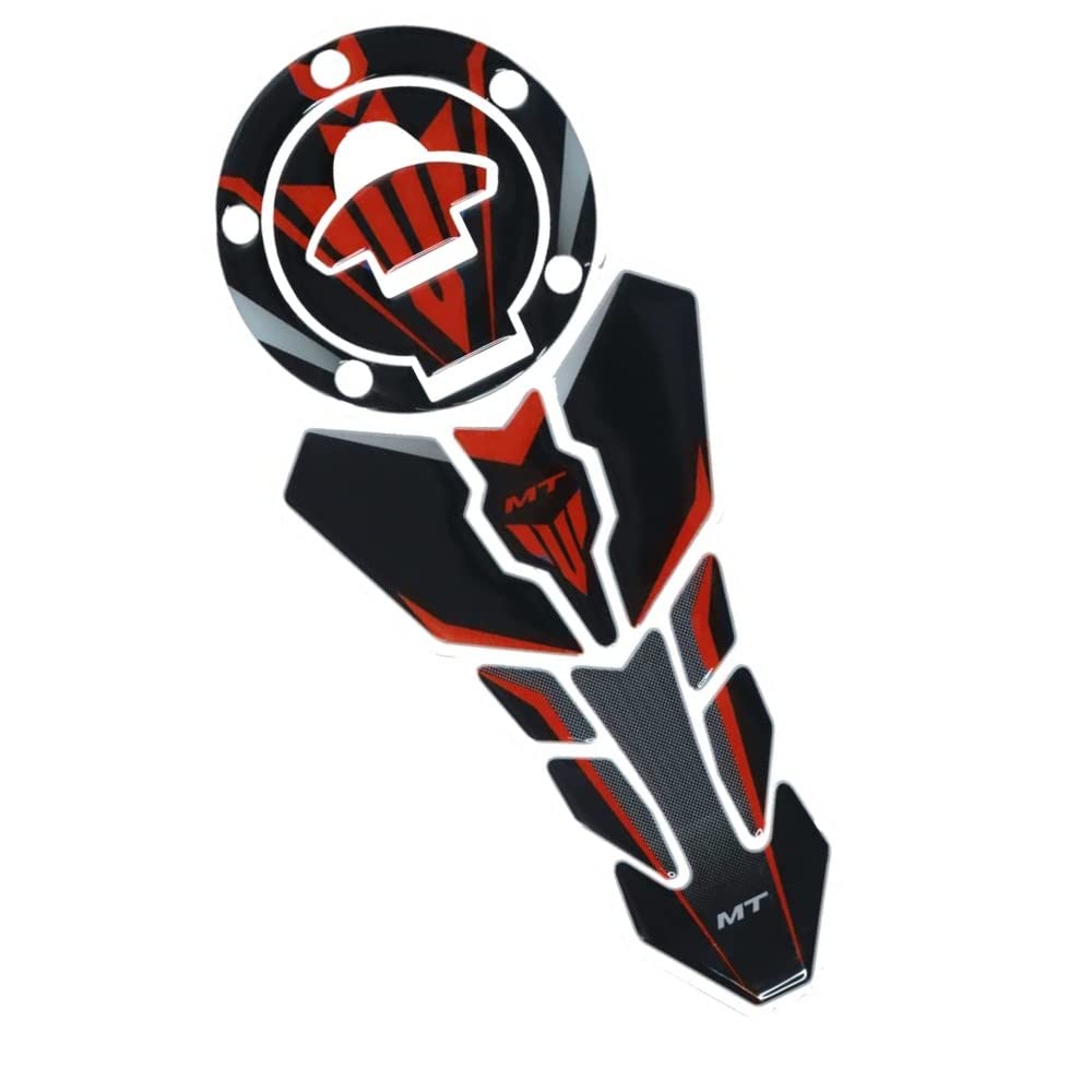 Detachi Bike Tank Pad Fuel Cap Sticker Combo | Scratch Protector ...