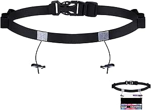 Running Belt for Race Number,Triathlon Race Belt BIB Holder,Adjustable ...