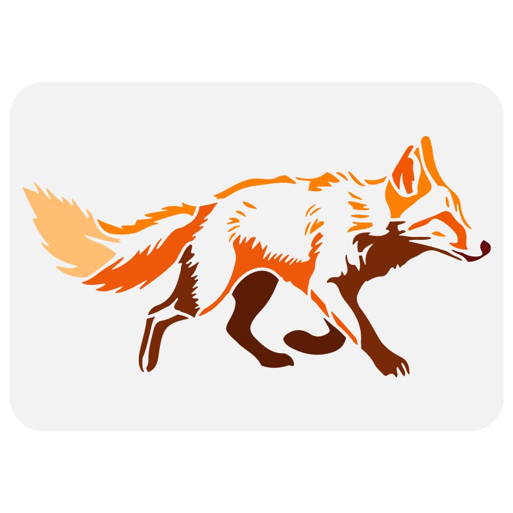 Baby Fox Stencil