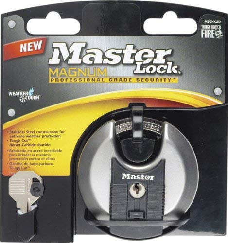 Master Lock Magnum Disc Lock Covered Steel Uses M1 Key Blank : Amazon ...