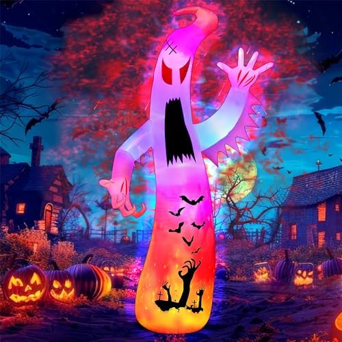 Amazon.com: TOLOCO 12 FT Halloween Inflatable Outdoor Decoration With ...