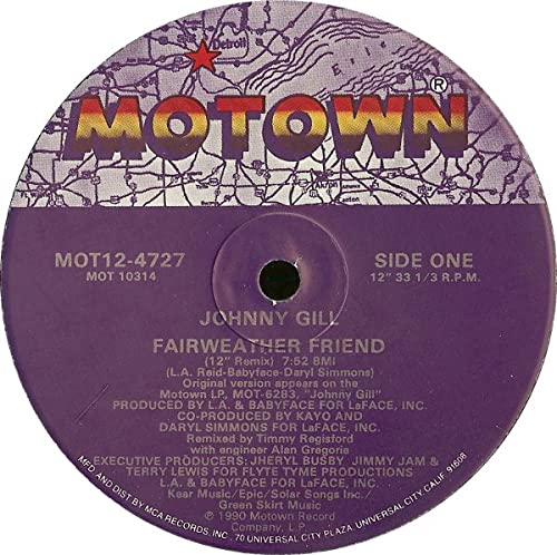 FAIRWEATHER FRIEND: Johnny Gill: Amazon.com: CDs & Vinyl