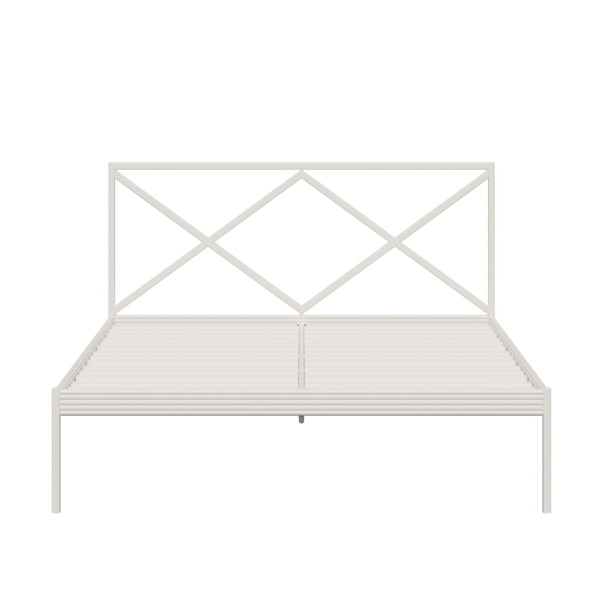 The Original Bedstead Company Mortlake Queen Size Metal Bed Glossy ...