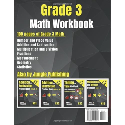 Snapklik.com : 3rd Grade Math Workbook: Addition, Subtraction, Multiplication, Division ...