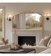 Amazon.com: G-LEAF Vintage Baroque Full Length Floor Mirror 75"X30 ...