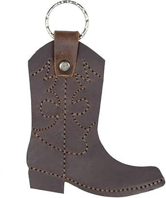 Amazon.com: Hide & Drink, Leather Western Boot Keychain/Key Ring/Cowboy ...