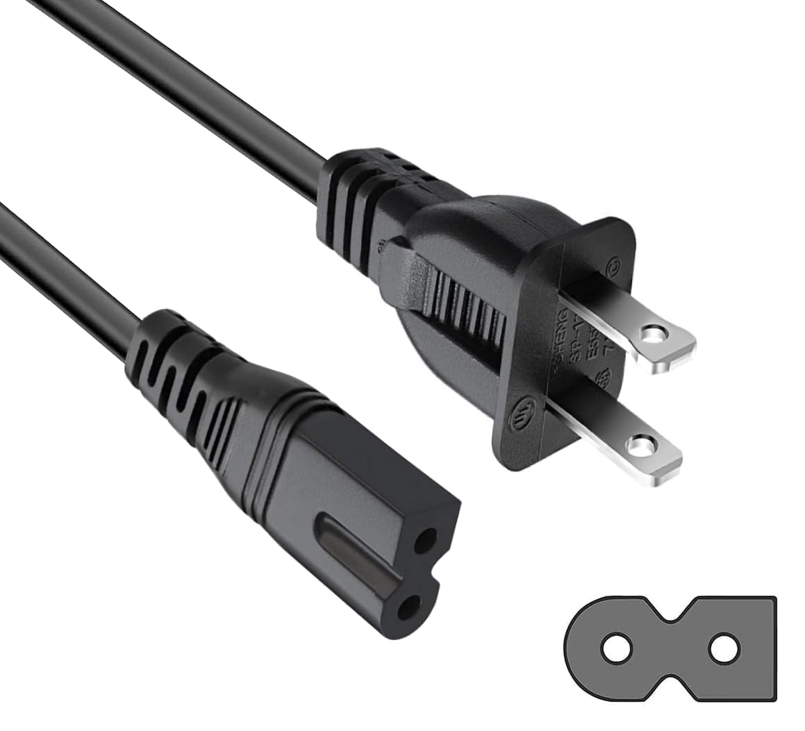 Amazon.com: PowerHOOD UL Listed 5ft Long AC Power Cord Compatible with ...