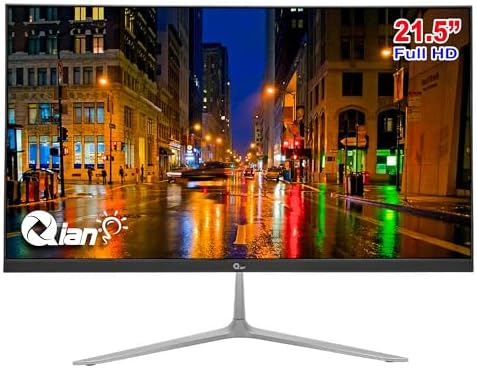 Amazon.com: Qian 21.5" 1080P LED Computer Monitor, 16.7M Colors Full HD ...