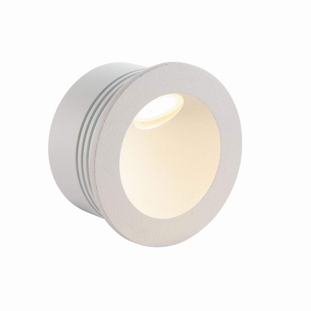 Buy Hester Small Compact Indirect Cool White LED Round Outdoor ...