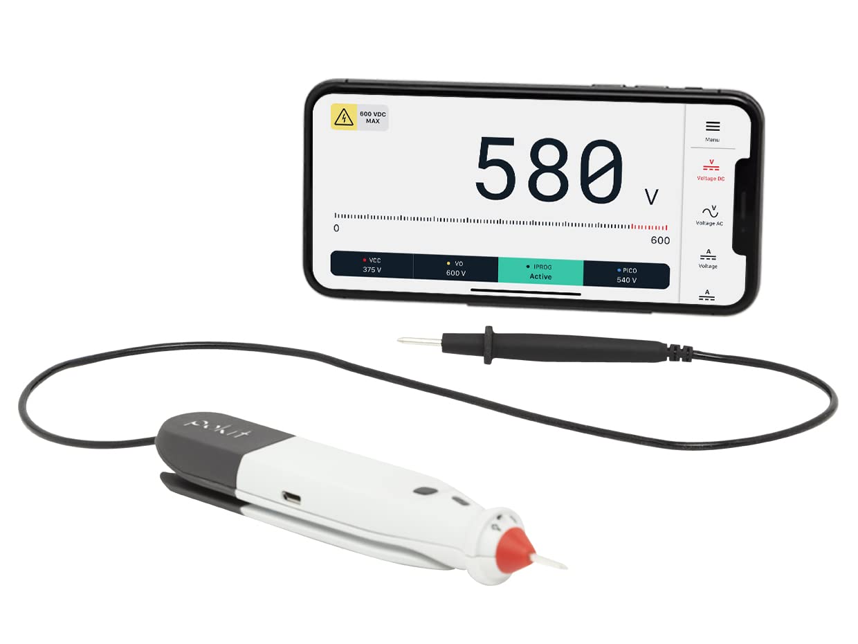 Pokit Pro All-in-one Multimeter, Oscilloscope and Logger CATIII 600V 10A (Classic Gray with ...