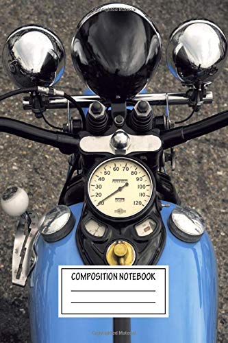 Composition Notebook: Cars Harley Davidson Knucklehead Automotive Works ...