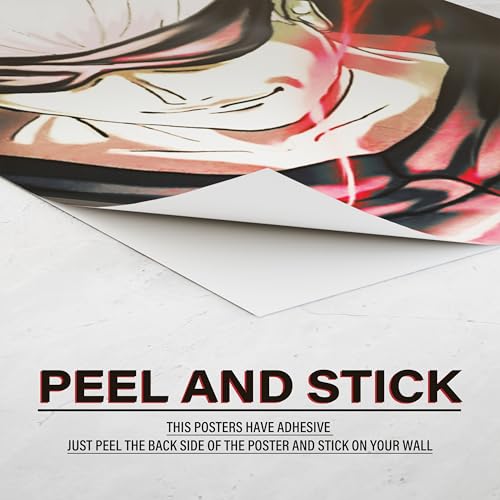 RedCloud Set of 20 PEEL N STICK Self Adhesive Satoru Gojo Jujutsu ...