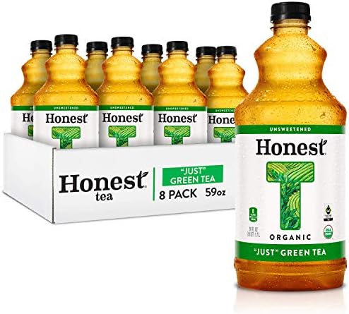 Amazon.com : Honest Tea Just Green Tea, 59 Fl Oz Bottles (Pack of 8 ...