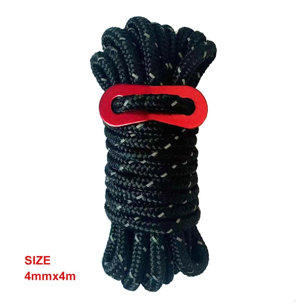 Tent Rope,Reflective Tension Cord,Adjustable Outdoor Tent Guide Rope ...
