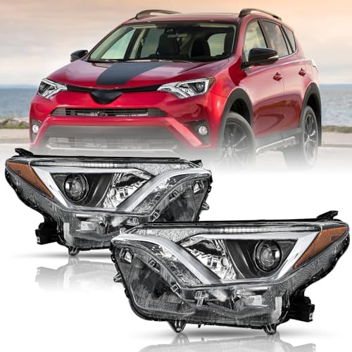 Amazon.com: TUSDAR Headlight Assembly w/o LED fits For 2016 2017 2018 ...