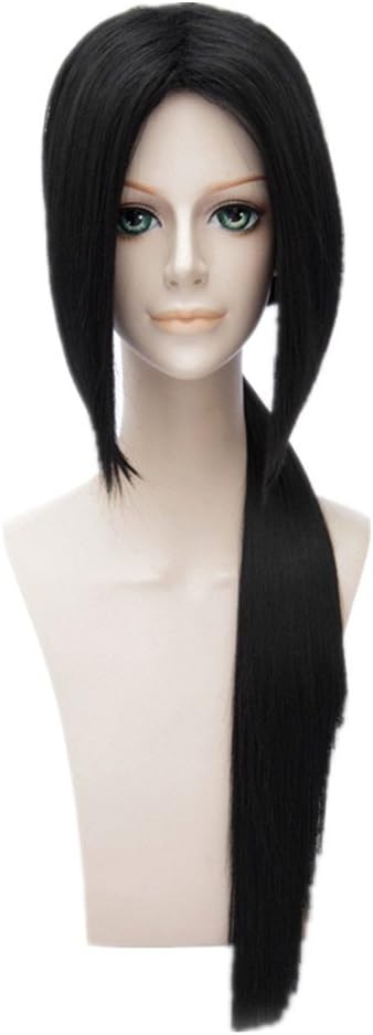 Amazon.com : TO KU TOO YUO Long Straight Black Wig Cosplay Wig Heat ...