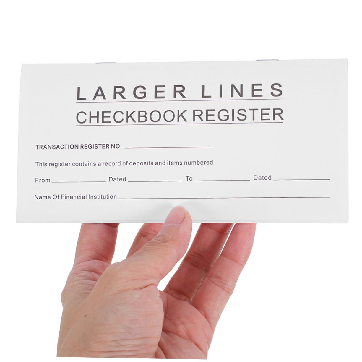 Check Book Registers For Personal Checkbook Checkbook Register To Track ...