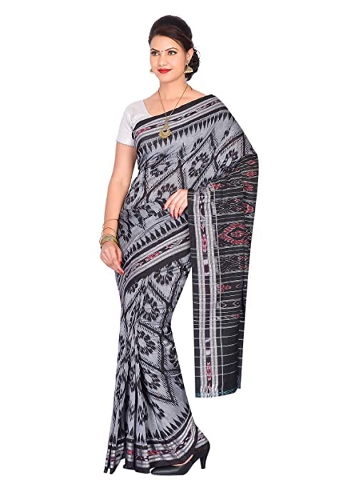 Buy BTHIKIRI Odisha Sambalpuri Handloom Ikat Women's Cotton Saree ...
