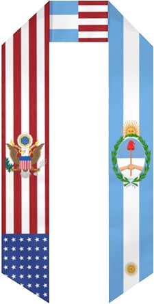 Amazon.com: America and Argentina Argentinean flag College Graduation ...