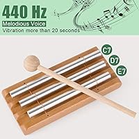 AKLOT Chime Three Tone Trio Chime Bell Hand Percussion Chimes for ...