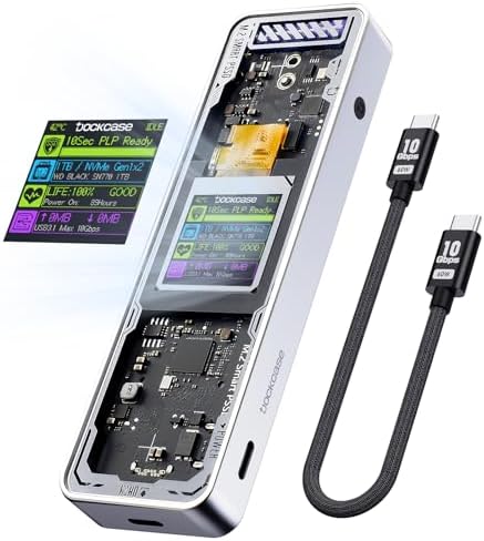 Amazon.co.jp: DOCKCASE Pocket M.2 2230 NVMe SSD Case, Compact Size USB ...