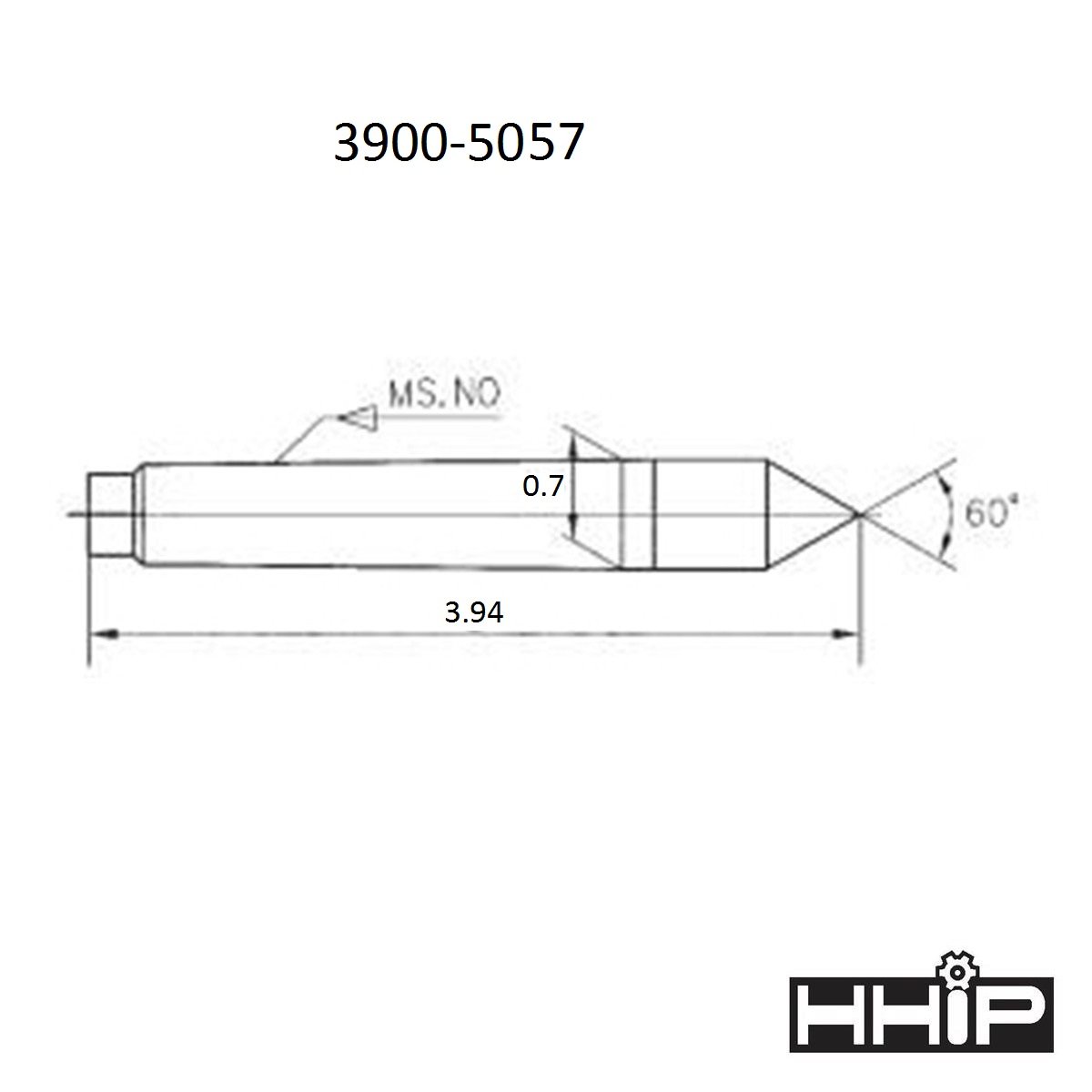 Snapklik.com : 3900-5057 MT2 Carbide Tipped Single Point Dead Center