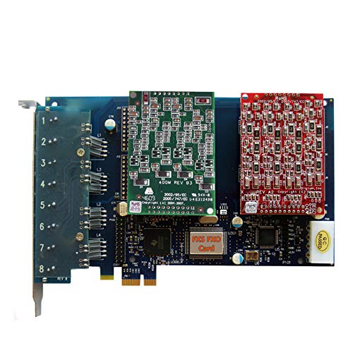 FXO FXS Card with 8 Ports,PCI-E (PCIe),Supports Asterisk,Issabel ...
