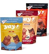 Amazon.com: Yay's Snacks Sweet and Spicy Beef Crisps | Crispy, Crunchy ...