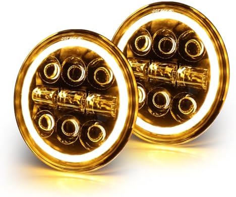 Amazon.com: UNI-SHINE 4pcs 5 3/4" 5.75 LED Headlights with High Low ...