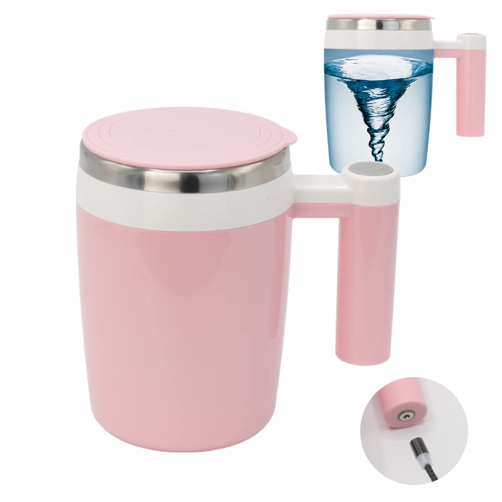 Amazon.com | daasigwaa Rechargeable Self Stirring Mug - Magnetic ...