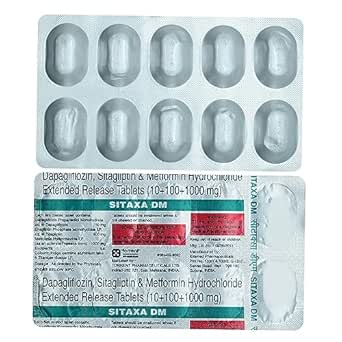 Sitaxa Dm 10/100/1000 - Strip of 10 Tablets : Amazon.in: Health ...