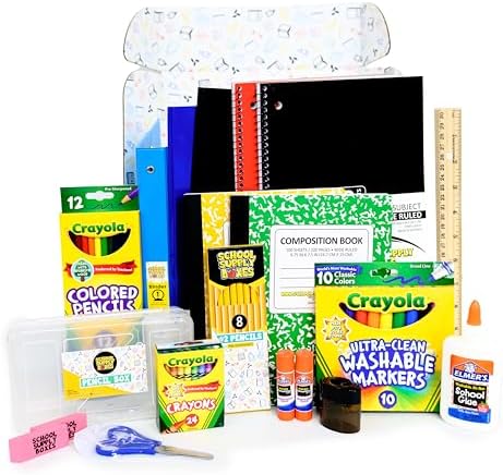 Amazon.com: Back to School Essentials Supplies Kit Bundle for K-8 ...
