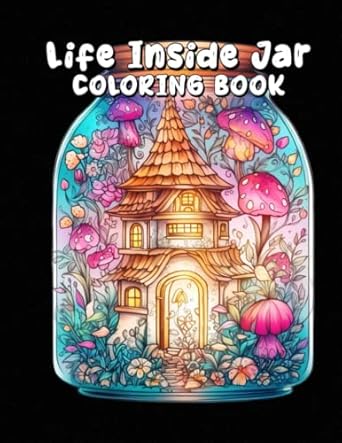 Amazon.com: Life Inside Jar COLORING BOOK: Cute designs of animals and ...