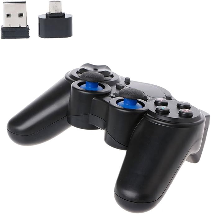 cllwer Game Handle Controller, 2.4G Wireless Controller Gamepad + Micro ...