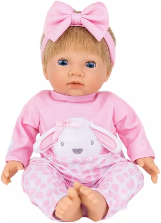 Tiny Treasures Doll in Pink Bunny Outfit - 17inch/44cm **Exclusively on ...