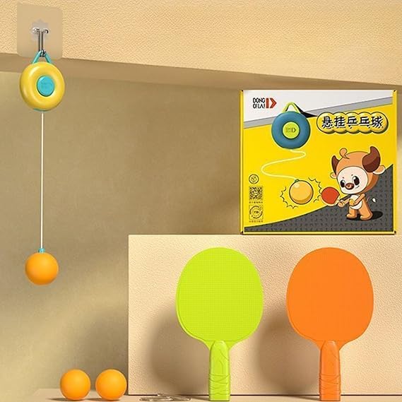 Buy Eveqestudio Table Tennis Trainer Indoor for Kids - Children Indoor ...