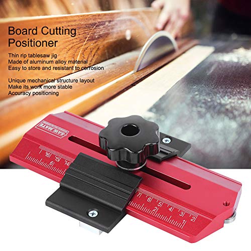 Tablesaw Jig, Thin Rip Tablesaw Jig Board Cutting Positioner ...
