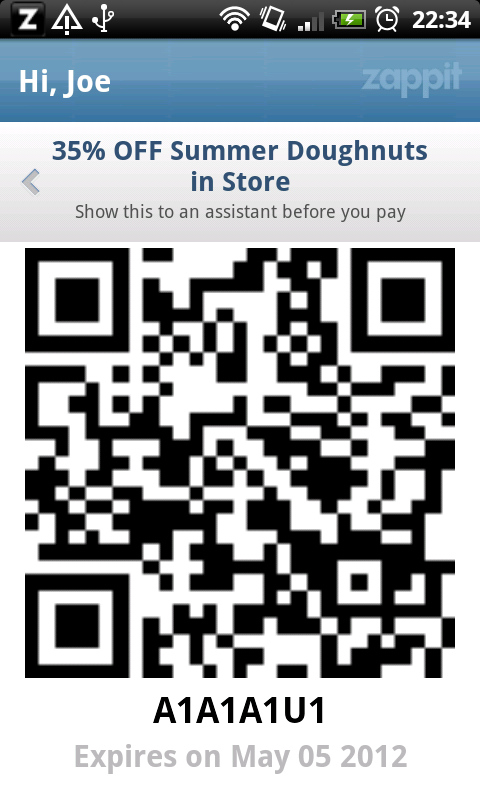 Aplicación zappit en Amazon Appstore