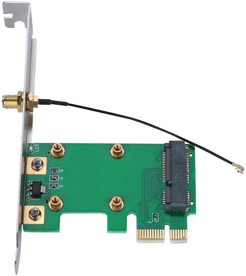 Zerone PCI Express to Mini PCI Express Card Adapter Wireless Network ...