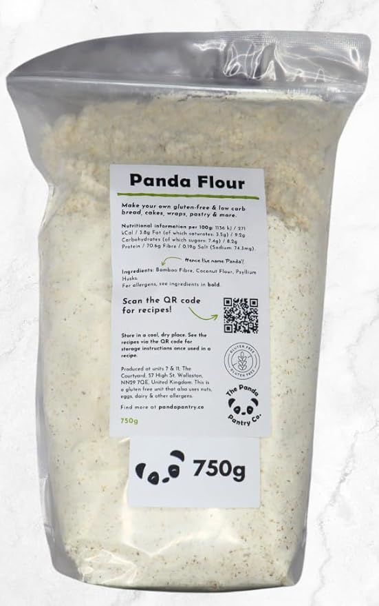 Panda Flour® – Gluten-Free, Keto-Friendly Baking Flour (750g) : Amazon ...