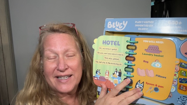 Watch I love this interactive Bluey book! It is amazing! on Amazon Live