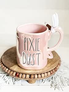 Amazon.com | Rae Dunn Pink Tinker Bell Pixie Dust Coffee, Tea Mug ...