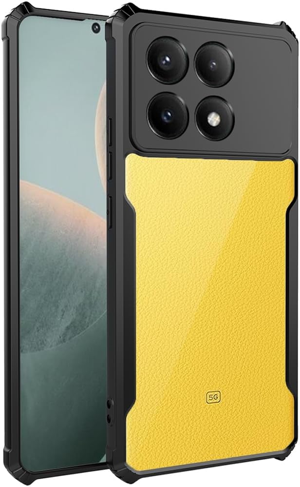 TPDRUY Funda para Xiaomi Poco X6 Pro 5G/ Redmi K70E Case Transparente ...