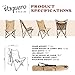 Amazon.com: CHAMA Vaquero Chair & Travel Bag - Wheat and Pine ...