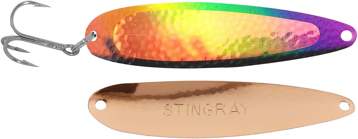 Amazon.com : Michigan Stinger Stingray Spoon Super UV Fluorescent Race ...